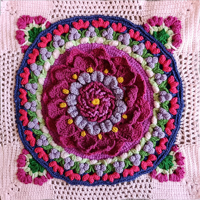 Ravelry: Bougainvillea Part 3 (FREE) pattern by Porzia Sprovera