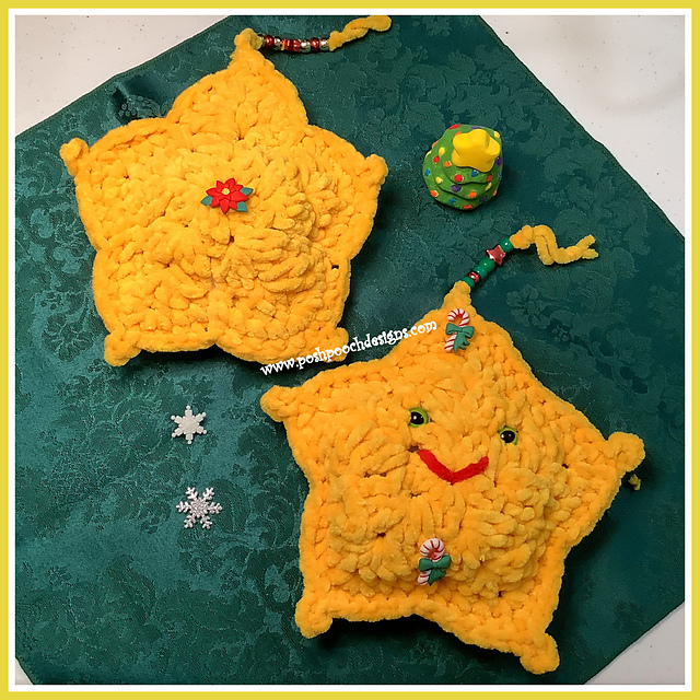 Ravelry: Stuffie Star Ornament pattern by Sara Sach
