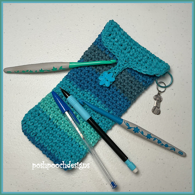 Ravelry: Cotton Pencil Bag pattern by Sara Sach
