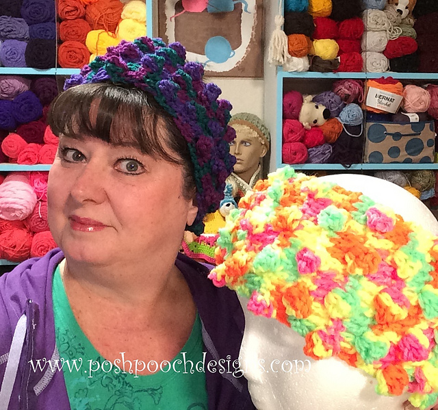 Ravelry: Bobble Head Ear Warmer pattern by Sara Sach