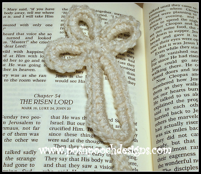 Ravelry: A Simple Cross Bookmark pattern by Sara Sach