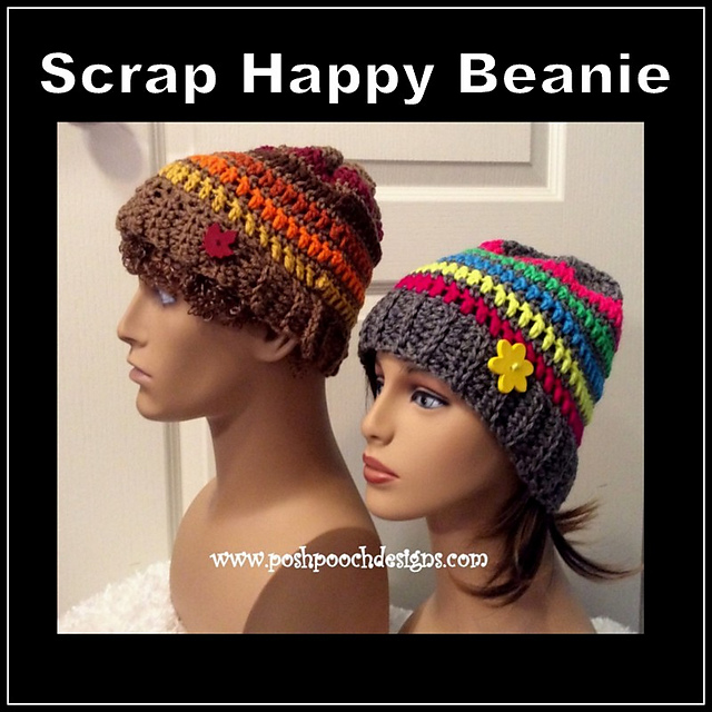 Ravelry: Scrap Happy Beanie pattern by Sara Sach
