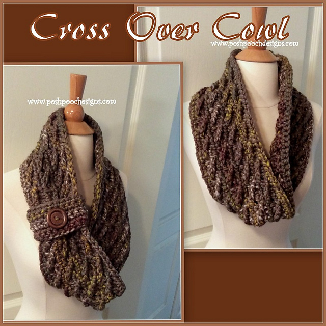 Ravelry: Cross Over Cowl pattern by Sara Sach
