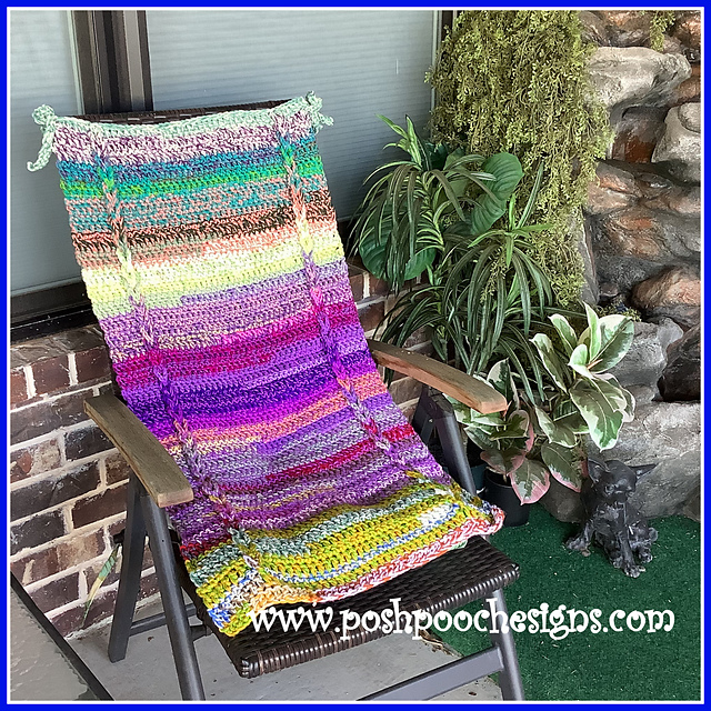 Ravelry: Lawn Chair Blanket pattern by Sara Sach
