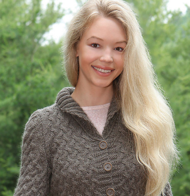 Ravelry: Ladies' Wave Cable Cardigan pattern by Ellen Liguori