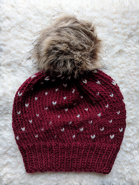 Ravelry: Knit Heart Beanie pattern by Potter Productions