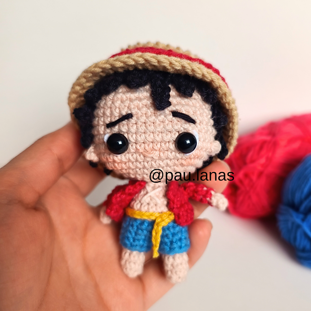 Ravelry: Luffy One Piece pattern by Paula Miranda