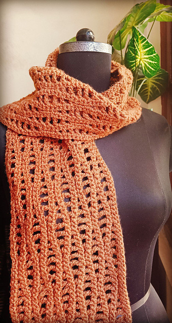 Ravelry: waves scarf pattern by TLH Patterns