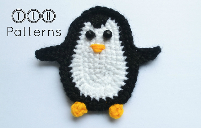 Ravelry: Penguin applique pattern by TLH Patterns
