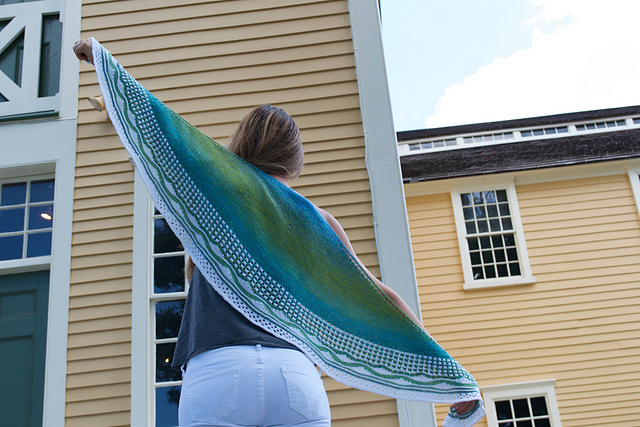 Ravelry: Snowfall on the Mountains Shawl pattern by Sarah Schira