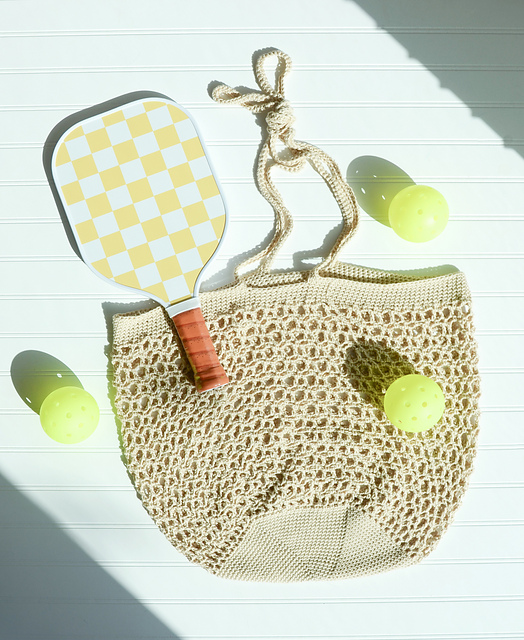 Ravelry: Cotton Fair Mesh Bag pattern by Liz Salazar