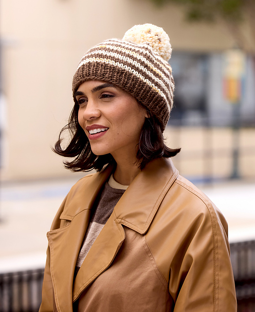 Ravelry: Cozy Stripes Beanie pattern by Amy Gunderson