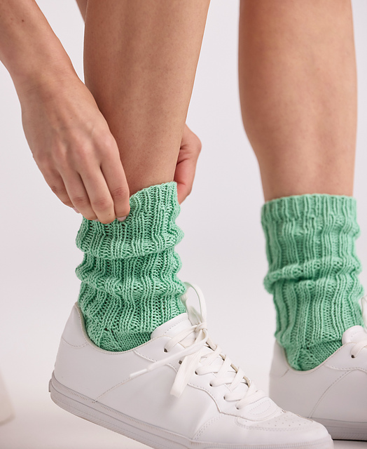 Ravelry: Slouch Socks pattern by Tori Gurbisz