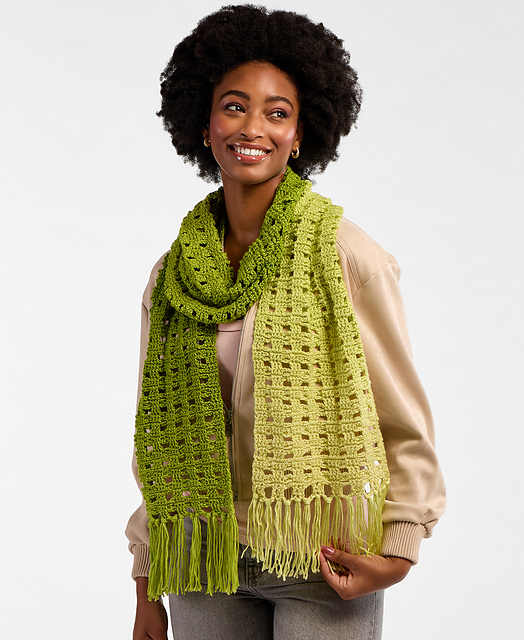 Ravelry: New Leaf Scarf pattern by Premier Yarns Design Team