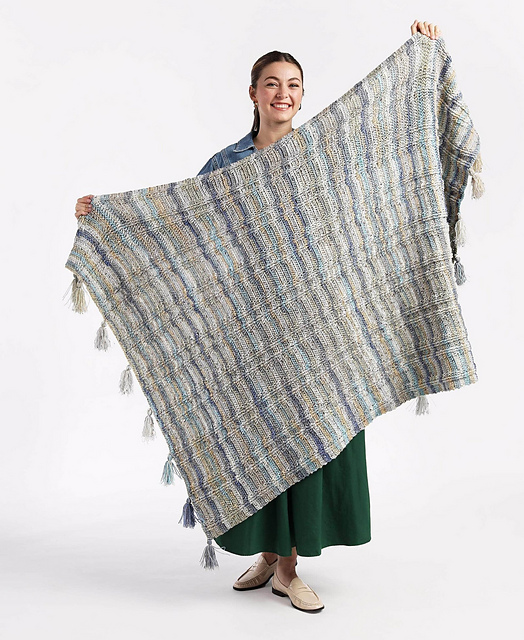 Ravelry: Ocean Shore Blanket pattern by Liz Salazar