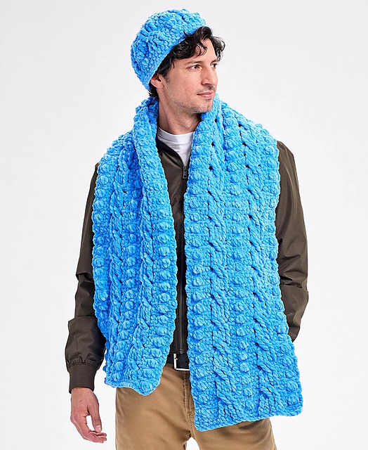 Ravelry: Bobble and Braid Set pattern by Liz Salazar