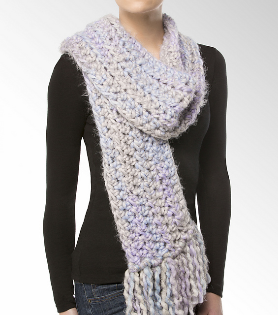 Ravelry: Super Chunky Scarf pattern by Isaac Mizrahi Craft Design Team