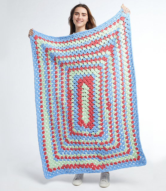 Ravelry: Effortless Stripes Throw pattern by Sandy L. Harris