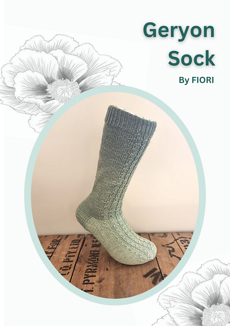 Ravelry: Geryon Sock pattern by Fiori Yarns