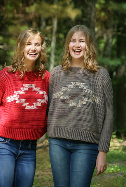 Ravelry: Two Sisters Lake Sweater pattern by Susan E. Kennedy