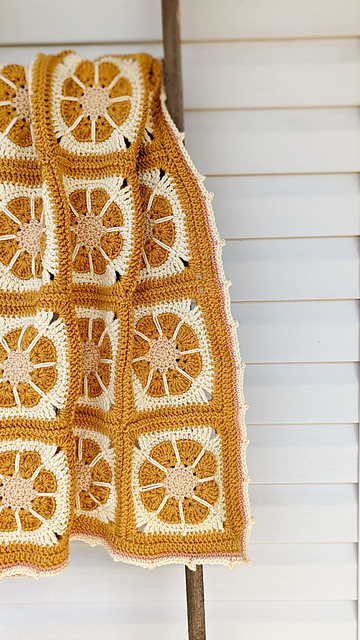 Ravelry: Honey Granny Square Blanket pattern by Priscilla Pate