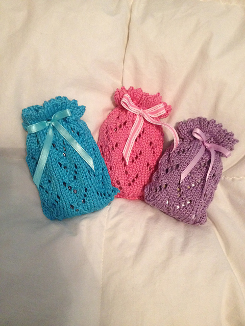 Ravelry: Something Special Gift Bags pattern by Gretchen Tracy
