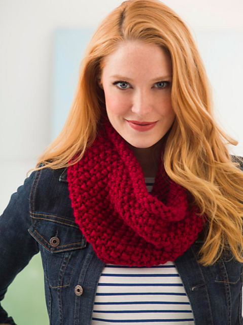Ravelry: Quick Seed Stitch Cowl pattern by Lisa Carnahan