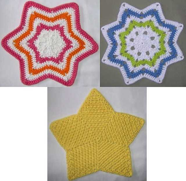 Ravelry: Shaped Dishcloths pattern by Priscilla Hewitt