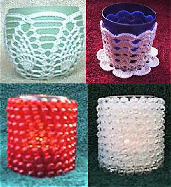 Ravelry: Four Candle Covers / Sparklers pattern by Priscilla Hewitt