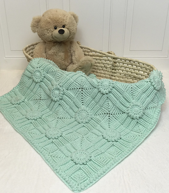 Ravelry: Croix Baby Blanket pattern by Priscilla Hewitt