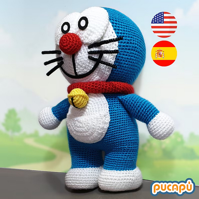 Ravelry: Doraemon pattern by Pucapu Amigurumis
