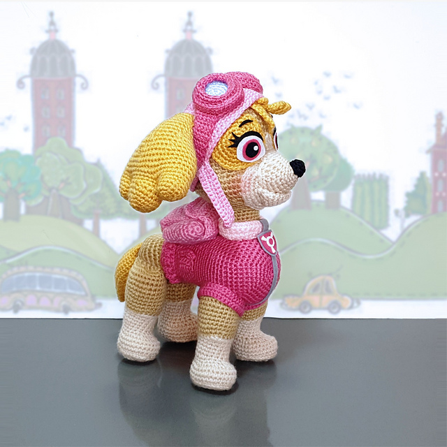 Ravelry: Skye Paw Patrol pattern by Pucapu Amigurumis