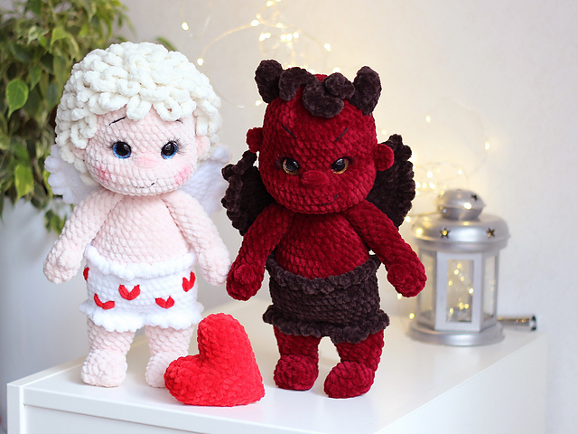 Ravelry: Cupid Devil dolls pattern by Ekaterina Sidorova