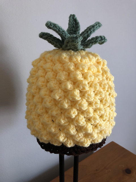 Ravelry: Pineapple Beanie Hat pattern by Debbie Calvert