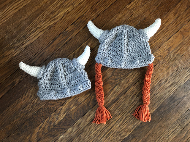 Ravelry: Viking Warrior Helmet Hat pattern by Debbie Calvert