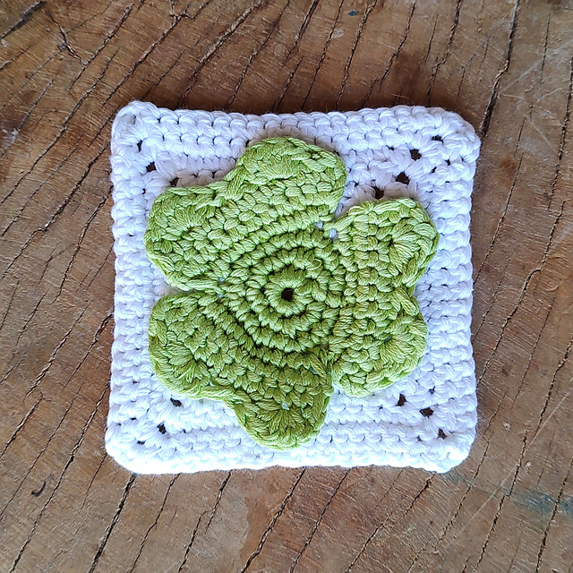 Ravelry: Shamrock Granny Square pattern by Maria Jęczmyk