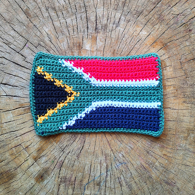 Ravelry: South Africa Flag pattern by Maria Jęczmyk