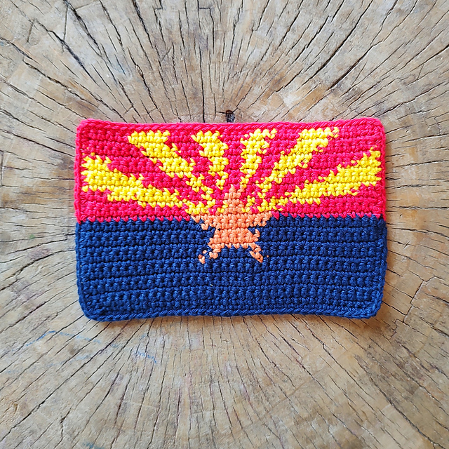 Ravelry: Flag of Arizona pattern by Maria Jęczmyk