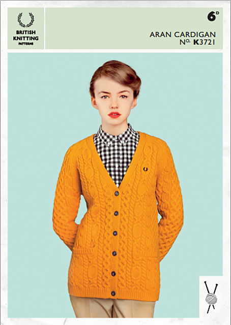 Ravelry: Aran Cardigan pattern by Fred Perry