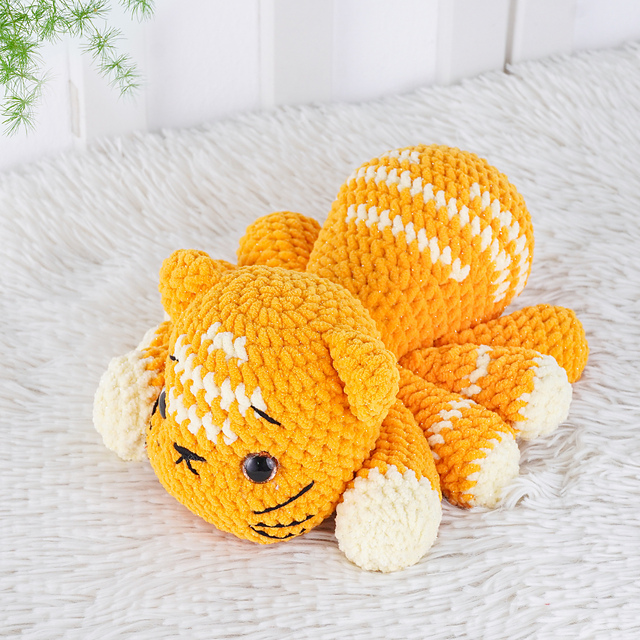 Ravelry: Awake Cat Spider pattern by PurelyWorks Crochet