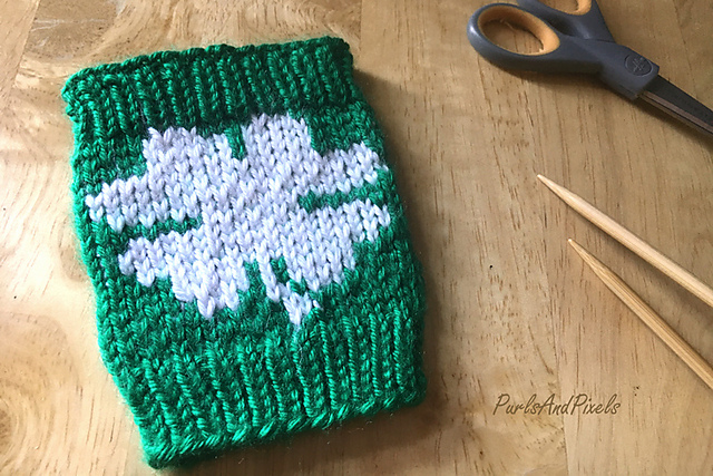 Ravelry: Lucky Clover Cozy pattern by Liz Chandler