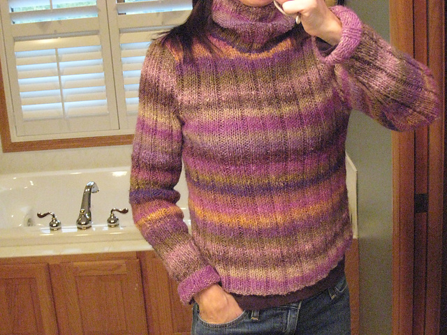 Ravelry: Skinny Ribbed Sweater pattern by Debbie Bliss
