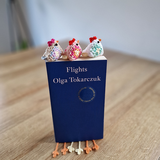 Ravelry: Crochet Colorful Chicken Bookmark pattern by PurrCraftedDesign