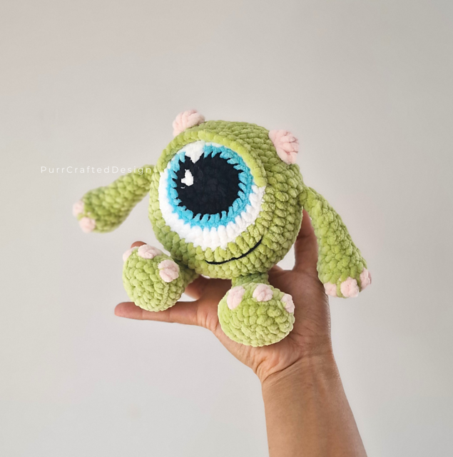 Ravelry: Crochet Mike Monsters Inc pattern by PurrCraftedDesign