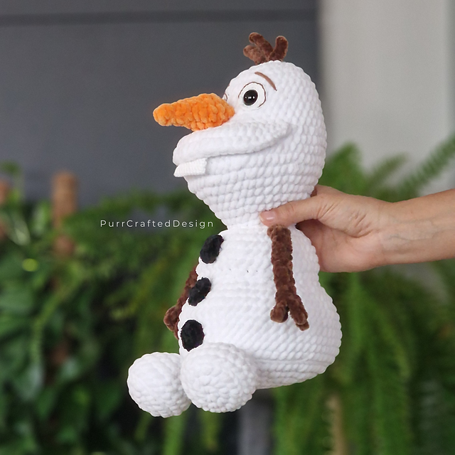 Ravelry: Crochet Olaf - Snowman pattern by PurrCraftedDesign