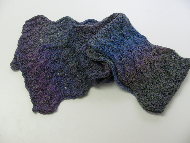 Ravelry: Wavy Lace Wrap pattern by Deborah Newton