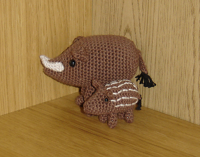 Ravelry: Amigurumi Wild Boar pattern by Sandra Åhlberg