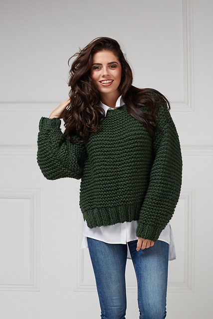 Ravelry: Tale Boxy Sweater pattern by Quail Studio