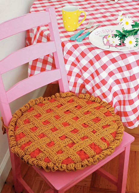 Ravelry: Cherry Pie Seat Cushion pattern by Twinkie Chan