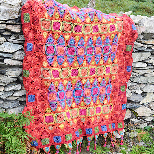 Ravelry: Arabian Nights Crochet Blanket pattern by Amanda Perkins
